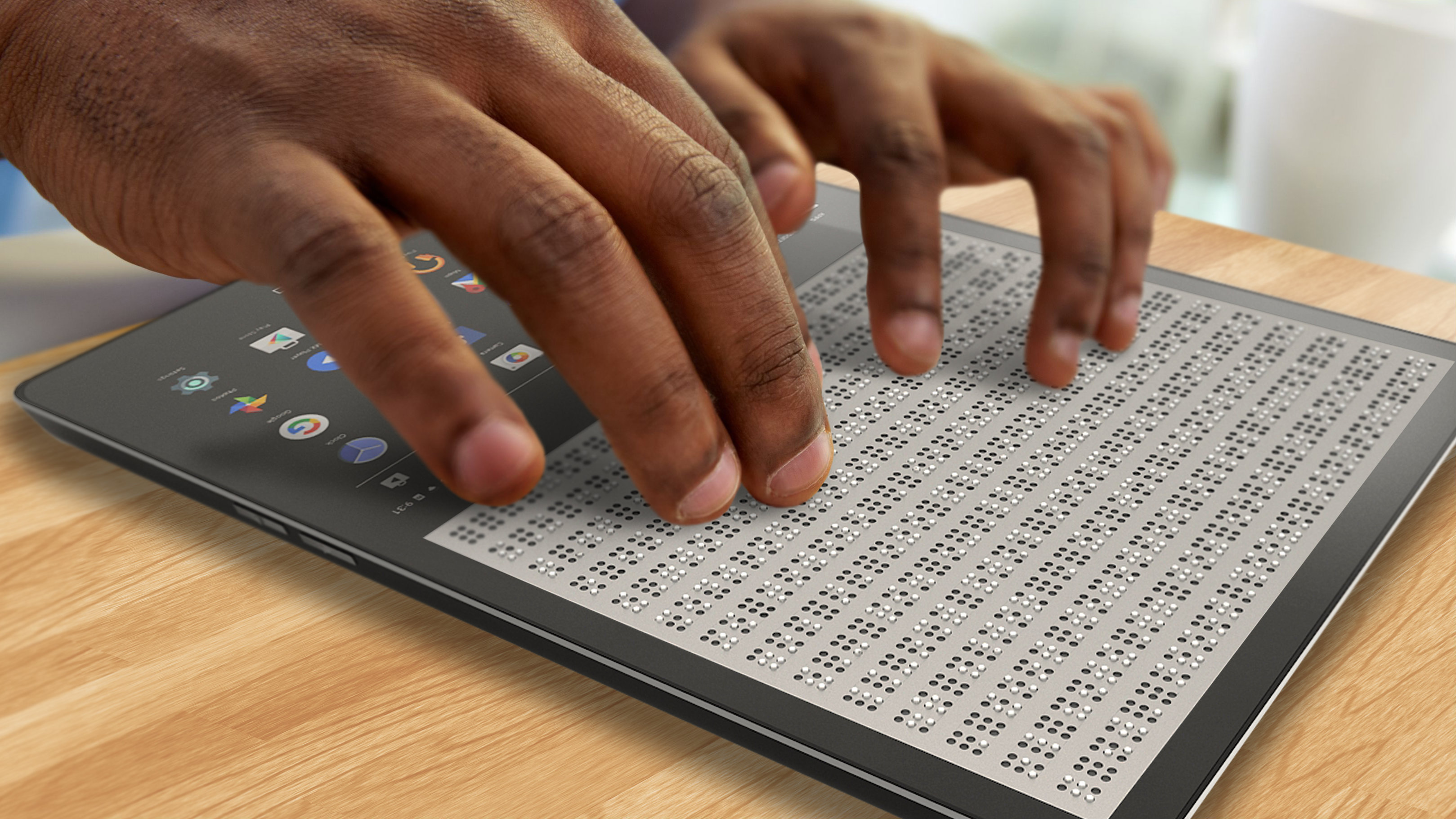 Crean Un Teclado Para Tableta Para Ciegos Crean Un Teclado Para Tableta Para Ciegos